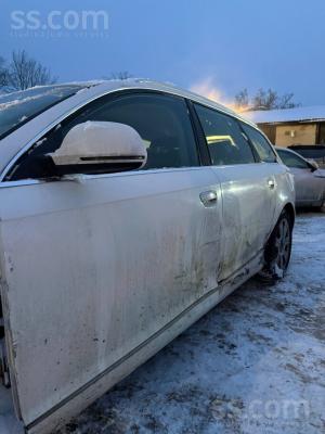 White Audi A6 2009 in Jurmala, with an engine capacity of 3.00 L and mileage of 312 thousand km for 2500 €, photo 4 on AUTOMOTO.COM.LV