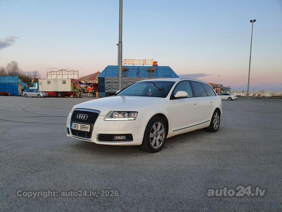 White Audi A6 2009 in Tallinn, with an engine capacity of 2.00 L and mileage of 350 thousand km for 5999 €, photo 1 on AUTOMOTO.COM.LV