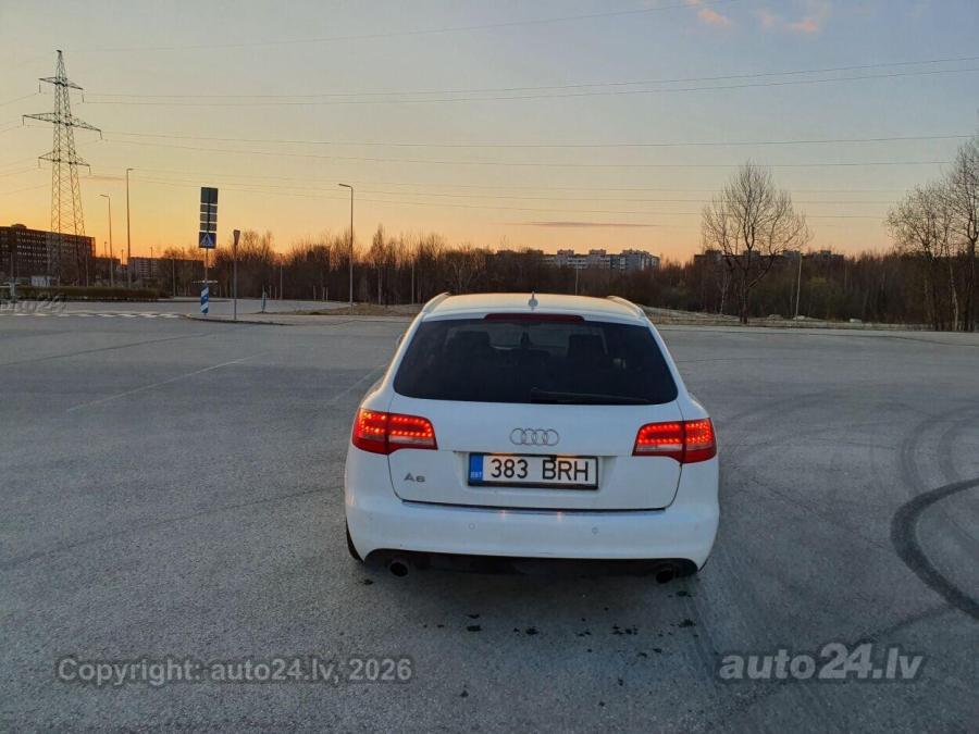White Audi A6 2009 in Tallinn, with an engine capacity of 2.00 L and mileage of 350 thousand km for 5999 €, photo 4 on AUTOMOTO.COM.LV