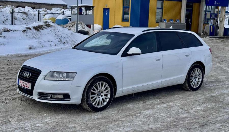 White Audi A6 2009 in Kretinga, with an engine capacity of 2.97 L and mileage of 350 thousand km for 5999 €, photo 5 on AUTOMOTO.COM.LV