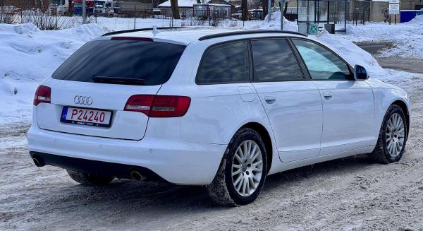 White Audi A6 2009 in Kretinga, with an engine capacity of 2.97 L and mileage of 350 thousand km for 5999 €, photo 8 on AUTOMOTO.COM.LV