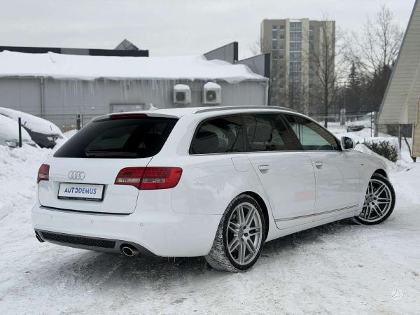 White Audi A6 2009 in Mazeikiai, with an engine capacity of 2.70 L and mileage of 231 thousand km for 6900 €, photo 3 on AUTOMOTO.COM.LV