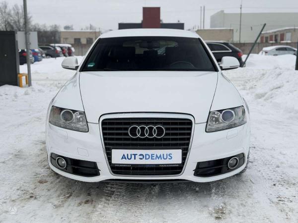 White Audi A6 2009 in Mazeikiai, with an engine capacity of 2.70 L and mileage of 231 thousand km for 6900 €, photo 6 on AUTOMOTO.COM.LV