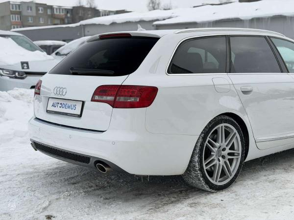 White Audi A6 2009 in Mazeikiai, with an engine capacity of 2.70 L and mileage of 231 thousand km for 6900 €, photo 8 on AUTOMOTO.COM.LV