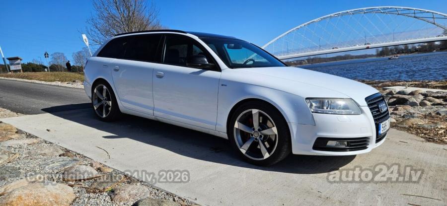 White Audi A6 2009 in Tallinn, with an engine capacity of 3.00 L and mileage of 301 thousand km for 5850 €, photo 2 on AUTOMOTO.COM.LV