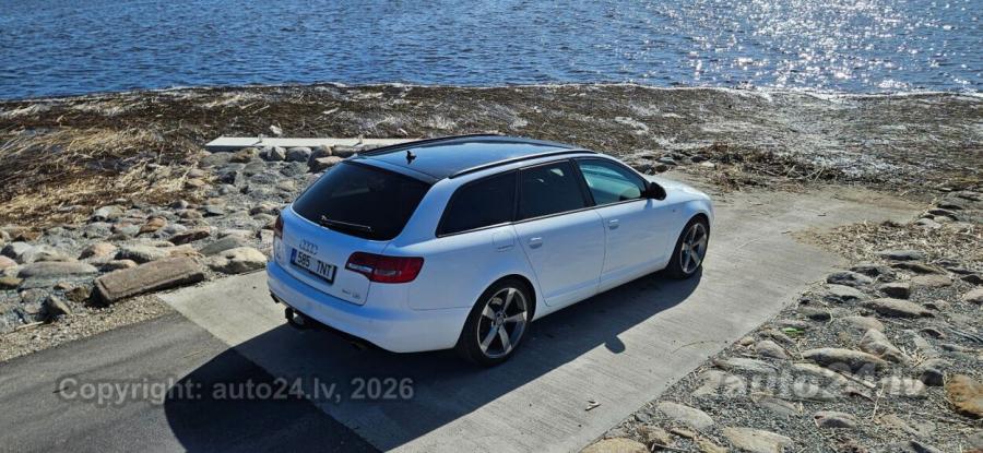 White Audi A6 2009 in Tallinn, with an engine capacity of 3.00 L and mileage of 301 thousand km for 5850 €, photo 5 on AUTOMOTO.COM.LV