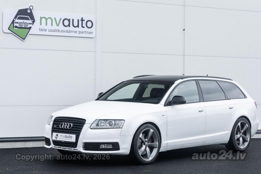 White Audi A6 2009 in Tallinn, with an engine capacity of 3.00 L and mileage of 302 thousand km for 6990 €, photo 1 on AUTOMOTO.COM.LV