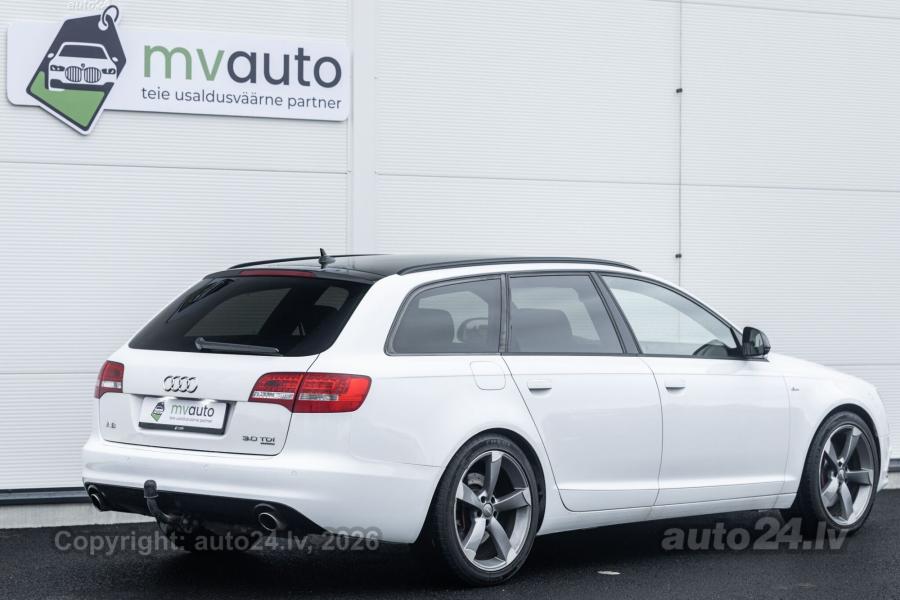 White Audi A6 2009 in Tallinn, with an engine capacity of 3.00 L and mileage of 302 thousand km for 6990 €, photo 3 on AUTOMOTO.COM.LV