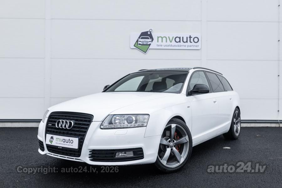 White Audi A6 2009 in Tallinn, with an engine capacity of 3.00 L and mileage of 302 thousand km for 6990 €, photo 4 on AUTOMOTO.COM.LV