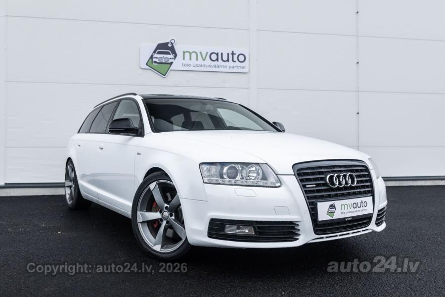 White Audi A6 2009 in Tallinn, with an engine capacity of 3.00 L and mileage of 302 thousand km for 6990 €, photo 6 on AUTOMOTO.COM.LV