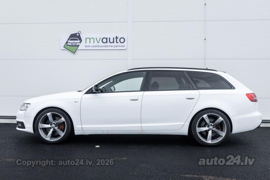 White Audi A6 2009 in Tallinn, with an engine capacity of 3.00 L and mileage of 302 thousand km for 6990 €, photo 10 on AUTOMOTO.COM.LV