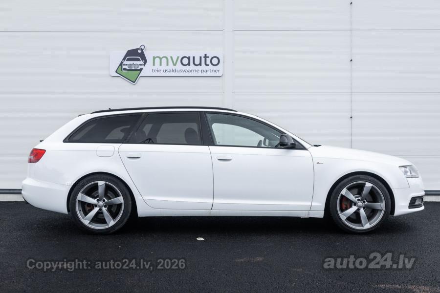 White Audi A6 2009 in Tallinn, with an engine capacity of 3.00 L and mileage of 302 thousand km for 6990 €, photo 11 on AUTOMOTO.COM.LV