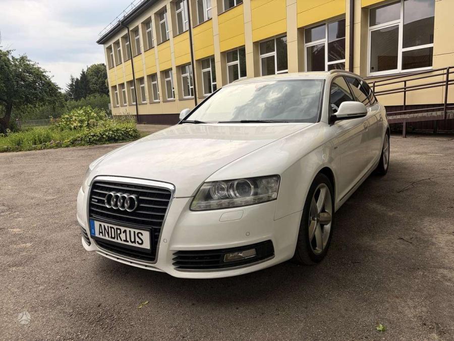 White Audi A6 2009 in Vilnius, with an engine capacity of 2.97 L and mileage of 318 thousand km for 5650 €, photo 3 on AUTOMOTO.COM.LV