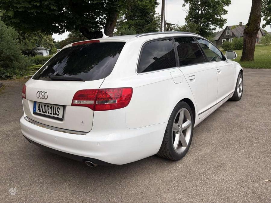 White Audi A6 2009 in Vilnius, with an engine capacity of 2.97 L and mileage of 318 thousand km for 5650 €, photo 4 on AUTOMOTO.COM.LV