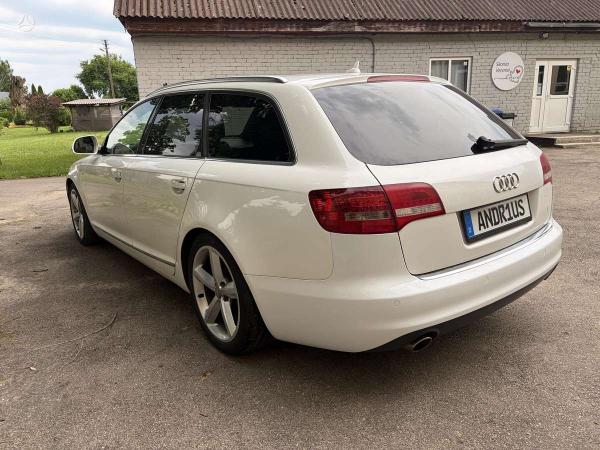White Audi A6 2009 in Vilnius, with an engine capacity of 2.97 L and mileage of 318 thousand km for 5650 €, photo 4 on AUTOMOTO.COM.LV