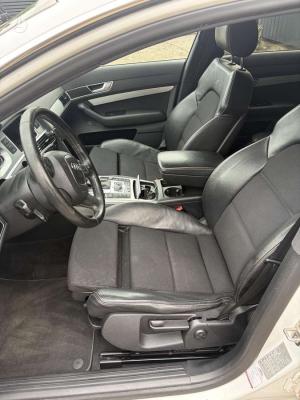 White Audi A6 2009 in Vilnius, with an engine capacity of 2.97 L and mileage of 318 thousand km for 5650 €, photo 6 on AUTOMOTO.COM.LV