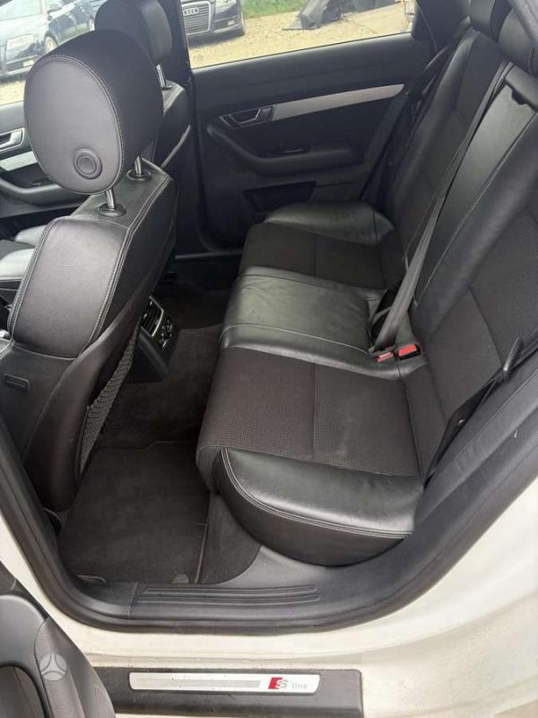 White Audi A6 2009 in Vilnius, with an engine capacity of 2.97 L and mileage of 318 thousand km for 5650 €, photo 6 on AUTOMOTO.COM.LV