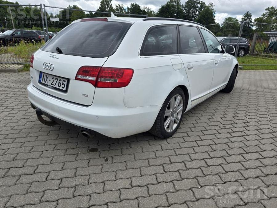 White Audi A6 2009 in Riga, with an engine capacity of 3.00 L and mileage of 0 thousand km for 1600 €, photo 4 on AUTOMOTO.COM.LV