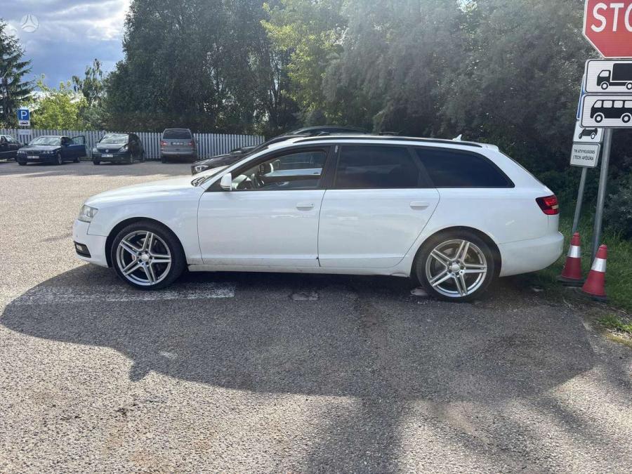 White Audi A6 2009 in Utena, with an engine capacity of 2.97 L and mileage of 335 thousand km for 6200 €, photo 4 on AUTOMOTO.COM.LV