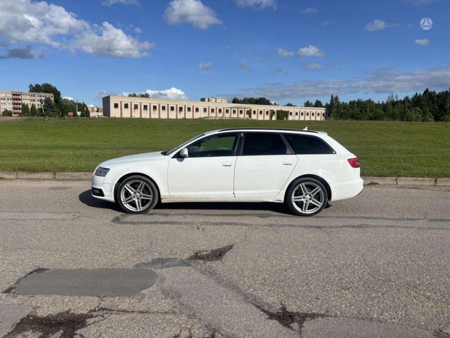 White Audi A6 2009 in Utena, with an engine capacity of 2.97 L and mileage of 335 thousand km for 6200 €, photo 5 on AUTOMOTO.COM.LV