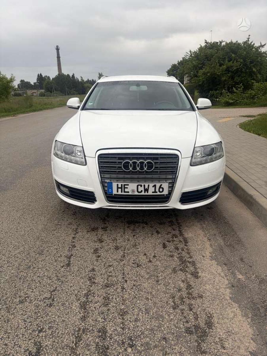 White Audi A6 2009 in Marijampole, with an engine capacity of 2.97 L and mileage of 295 thousand km for 5000 €, photo 1 on AUTOMOTO.COM.LV