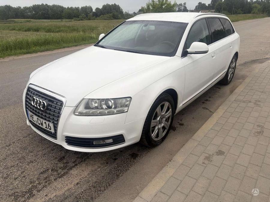 White Audi A6 2009 in Marijampole, with an engine capacity of 2.97 L and mileage of 295 thousand km for 5000 €, photo 4 on AUTOMOTO.COM.LV