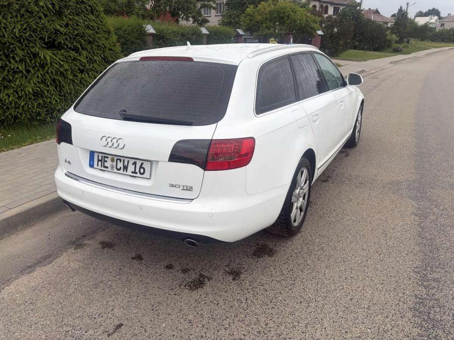 White Audi A6 2009 in Marijampole, with an engine capacity of 2.97 L and mileage of 295 thousand km for 5000 €, photo 5 on AUTOMOTO.COM.LV