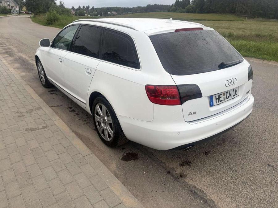 White Audi A6 2009 in Marijampole, with an engine capacity of 2.97 L and mileage of 295 thousand km for 5000 €, photo 7 on AUTOMOTO.COM.LV