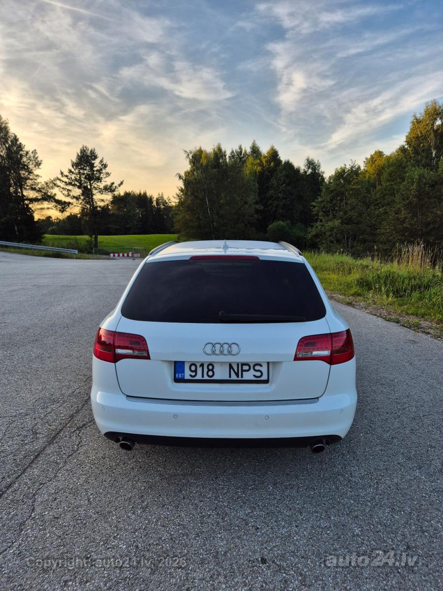 White Audi A6 2009 in Tartu, with an engine capacity of 3.00 L and mileage of 390 thousand km for 7777 €, photo 6 on AUTOMOTO.COM.LV
