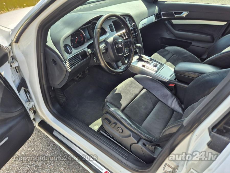 White Audi A6 2009 in Tartu, with an engine capacity of 3.00 L and mileage of 390 thousand km for 7777 €, photo 9 on AUTOMOTO.COM.LV