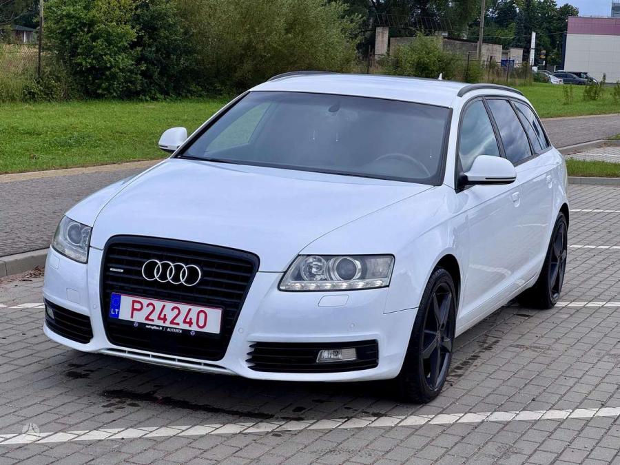 White Audi A6 2009 in Kretinga, with an engine capacity of 2.97 L and mileage of 350 thousand km for 6000 €, photo 4 on AUTOMOTO.COM.LV