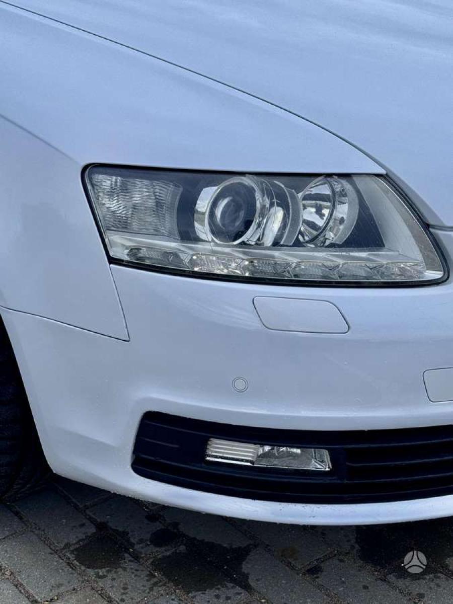 White Audi A6 2009 in Kretinga, with an engine capacity of 2.97 L and mileage of 350 thousand km for 6000 €, photo 12 on AUTOMOTO.COM.LV