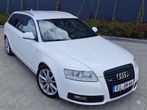 White Audi A6 2009 in Vilnius, with an engine capacity of 2.97 L and mileage of 291 thousand km for 6350 €, photo  on AUTOMOTO.COM.LV