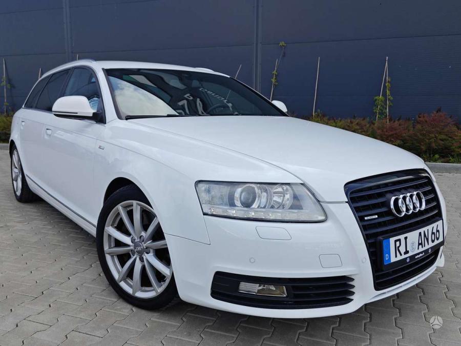 White Audi A6 2009 in Vilnius, with an engine capacity of 2.97 L and mileage of 291 thousand km for 6350 €, photo 3 on AUTOMOTO.COM.LV