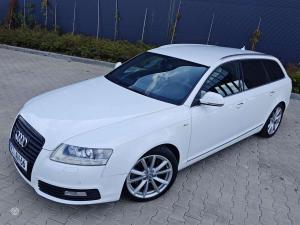 White Audi A6 2009 in Vilnius, with an engine capacity of 2.97 L and mileage of 291 thousand km for 6350 €, photo 10 on AUTOMOTO.COM.LV