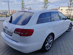 White Audi A6 2009 in Vilnius, with an engine capacity of 2.97 L and mileage of 291 thousand km for 6350 €, photo 13 on AUTOMOTO.COM.LV