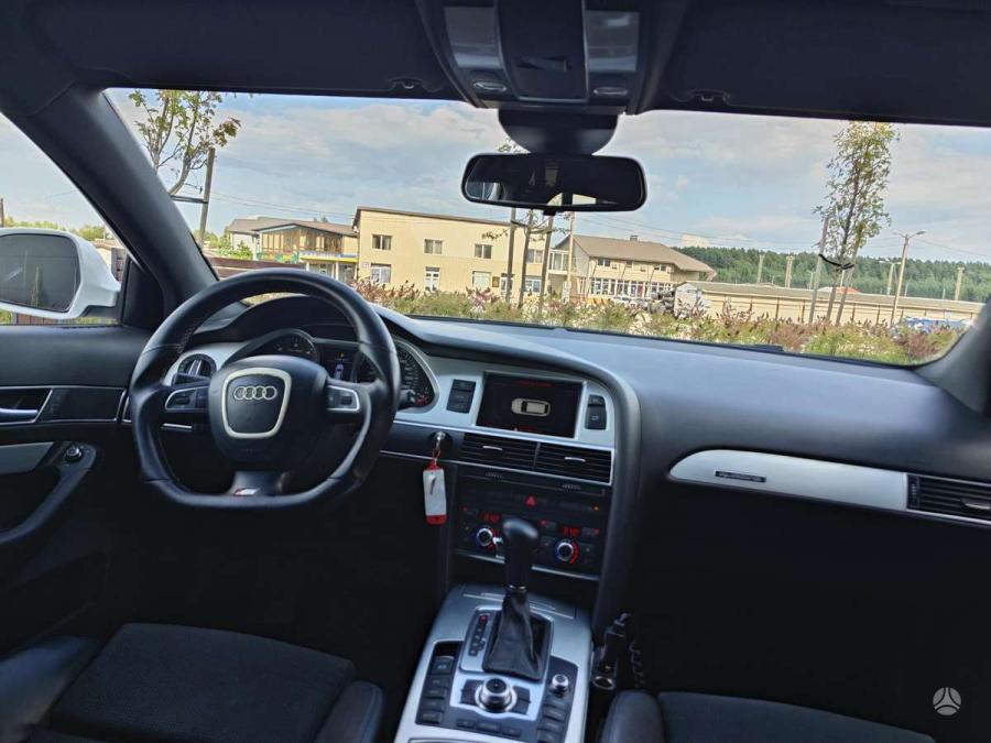 White Audi A6 2009 in Vilnius, with an engine capacity of 2.97 L and mileage of 291 thousand km for 6350 €, photo 23 on AUTOMOTO.COM.LV