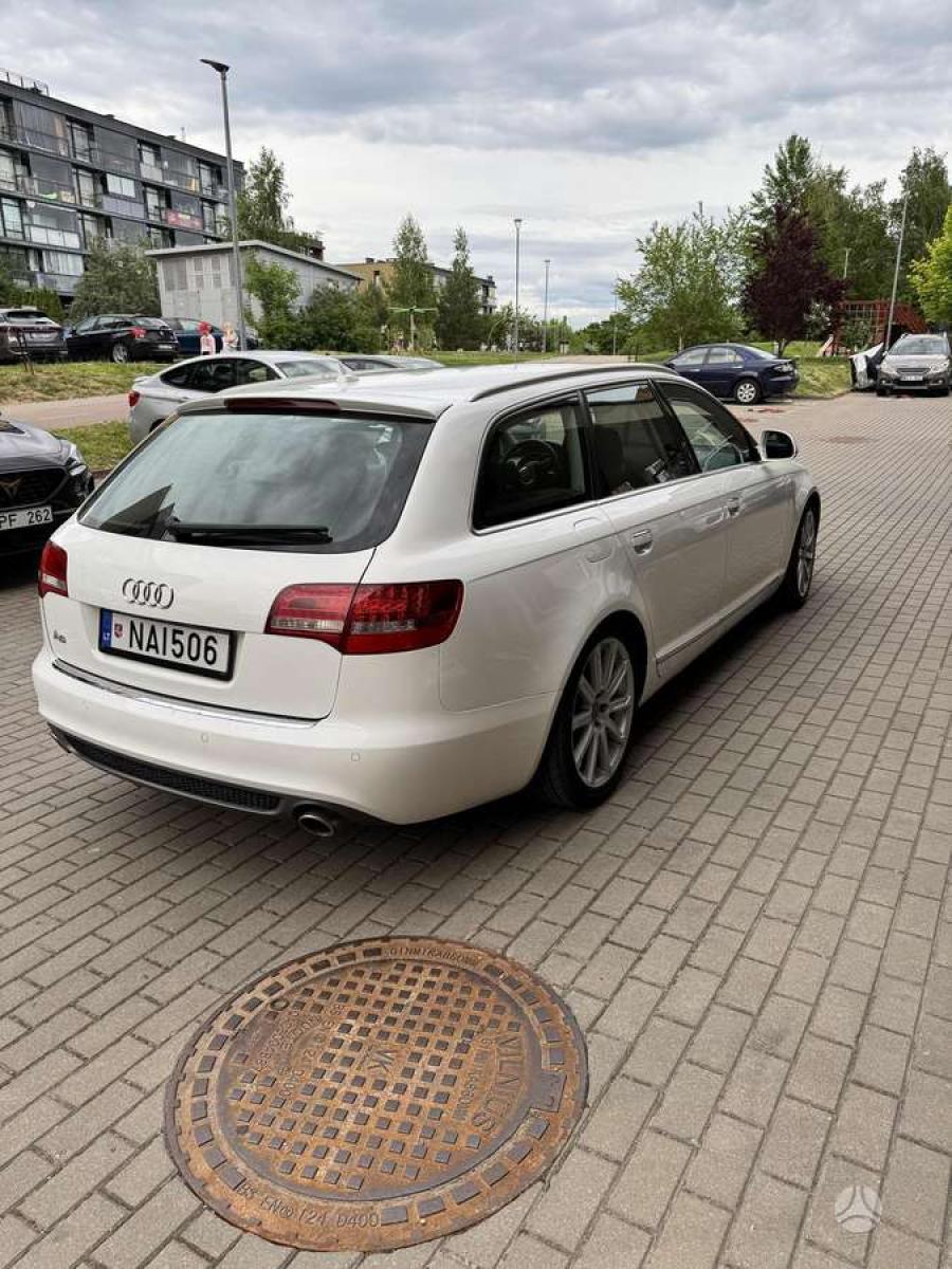 Белый Ауди А6 2009 в Вильнюс, объемом двигателя 1.97 л и пробегом 320 тыс. км за 4099 €, фото 5 на AUTOMOTO.COM.LV