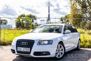 Balts Audi A6 2009 Rīga, ar dzinēja tilpumu 3.00 L un nobraukumu 334 tūkst. km par 6290 €, foto  vietnē AUTOMOTO.COM.LV