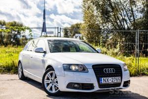 White Audi A6 2009 in Riga, with an engine capacity of 3.00 L and mileage of 334 thousand km for 6290 €, photo 3 on AUTOMOTO.COM.LV