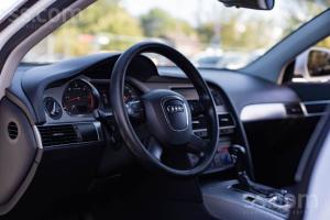 White Audi A6 2009 in Riga, with an engine capacity of 3.00 L and mileage of 334 thousand km for 6290 €, photo 14 on AUTOMOTO.COM.LV