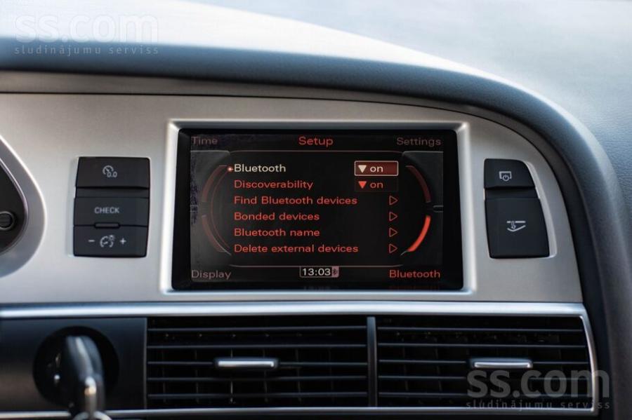 White Audi A6 2009 in Riga, with an engine capacity of 3.00 L and mileage of 334 thousand km for 6290 €, photo 21 on AUTOMOTO.COM.LV
