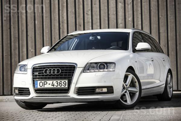 White Audi A6 2009 in Tukums, with an engine capacity of 3.00 L and mileage of 331 thousand km for 6890 €, photo 3 on AUTOMOTO.COM.LV
