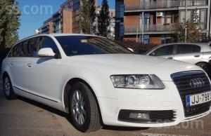 White Audi A6 2009 in Riga, with an engine capacity of 2.00 L and mileage of 276 thousand km for 5000 €, photo  on AUTOMOTO.COM.LV