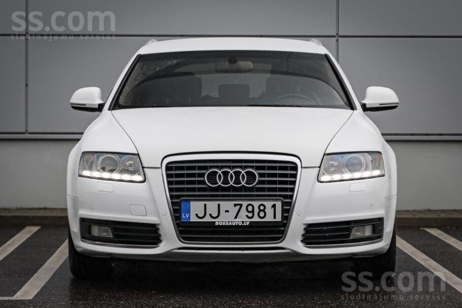 White Audi A6 2009 in Riga, with an engine capacity of 2.00 L and mileage of 277 thousand km for 5750 €, photo 3 on AUTOMOTO.COM.LV