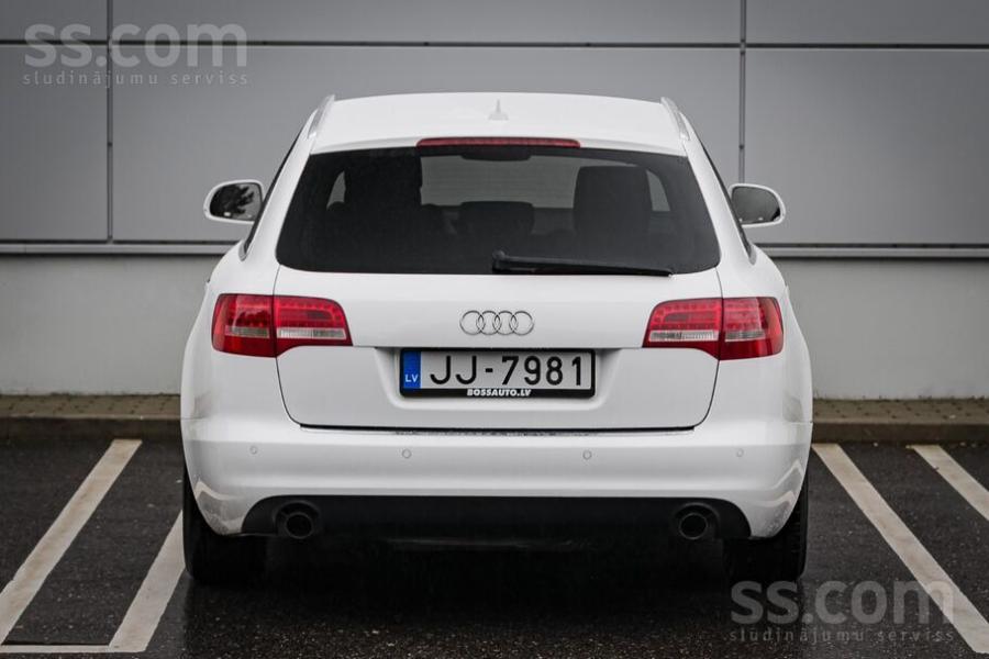 White Audi A6 2009 in Riga, with an engine capacity of 2.00 L and mileage of 277 thousand km for 5750 €, photo 6 on AUTOMOTO.COM.LV