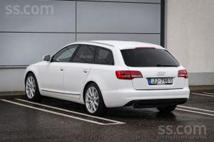 White Audi A6 2009 in Riga, with an engine capacity of 2.00 L and mileage of 277 thousand km for 5750 €, photo 7 on AUTOMOTO.COM.LV