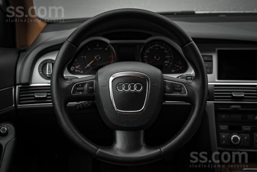 White Audi A6 2009 in Riga, with an engine capacity of 2.00 L and mileage of 277 thousand km for 5750 €, photo 17 on AUTOMOTO.COM.LV