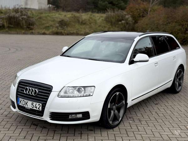Balts Audi A6 2010 Viļņa, ar dzinēja tilpumu 3.00 L un nobraukumu 288 tūkst. km par 5500 €, foto 1 vietnē AUTOMOTO.COM.LV