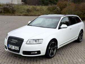 Balts Audi A6 2010 Viļņa, ar dzinēja tilpumu 3.00 L un nobraukumu 288 tūkst. km par 5500 €, foto  vietnē AUTOMOTO.COM.LV